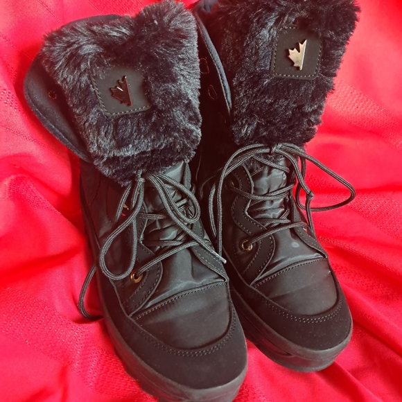Shoes | Black Pajar Canada Winter Boots | Poshmark